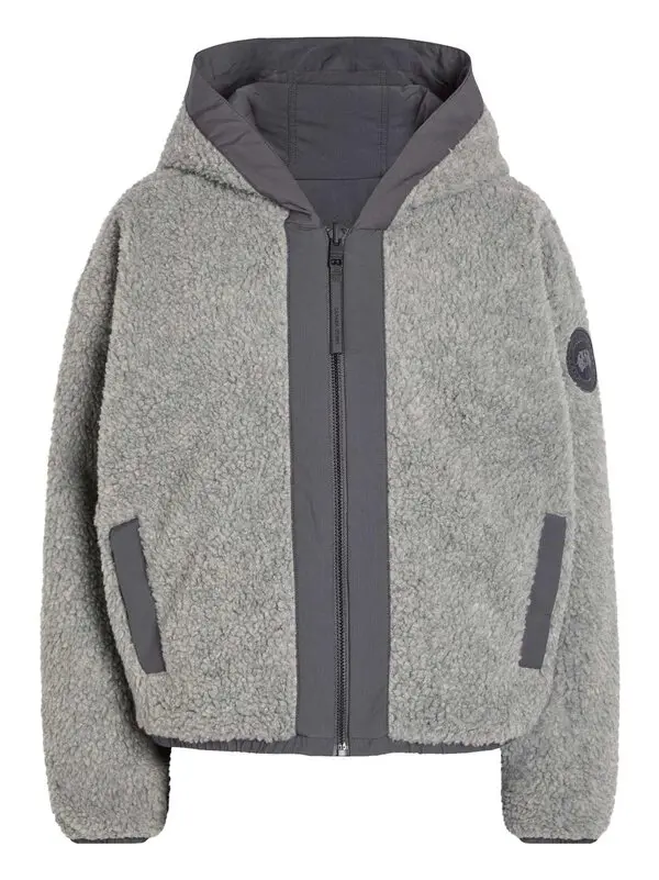 Canada Goose Reversible Fleece Bomber Jacket - Grey