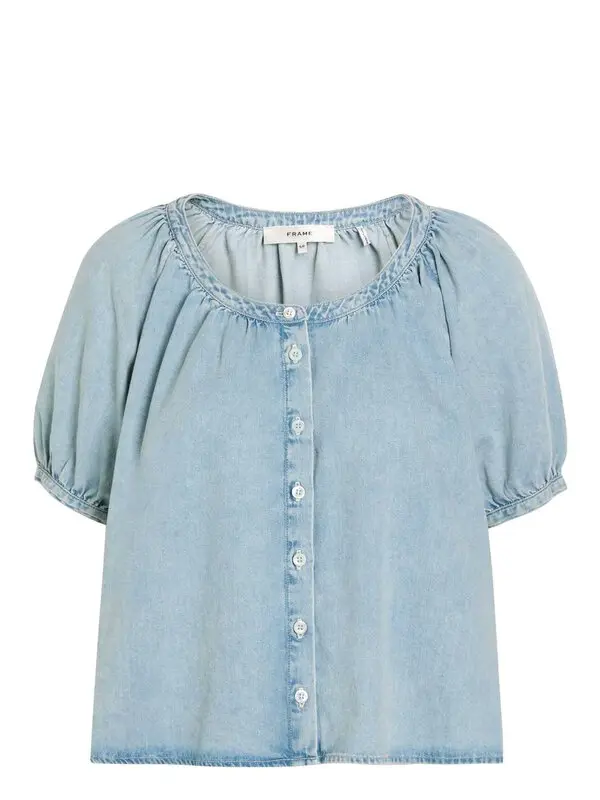 FRAME Resort Denim Shirt - Light Blue