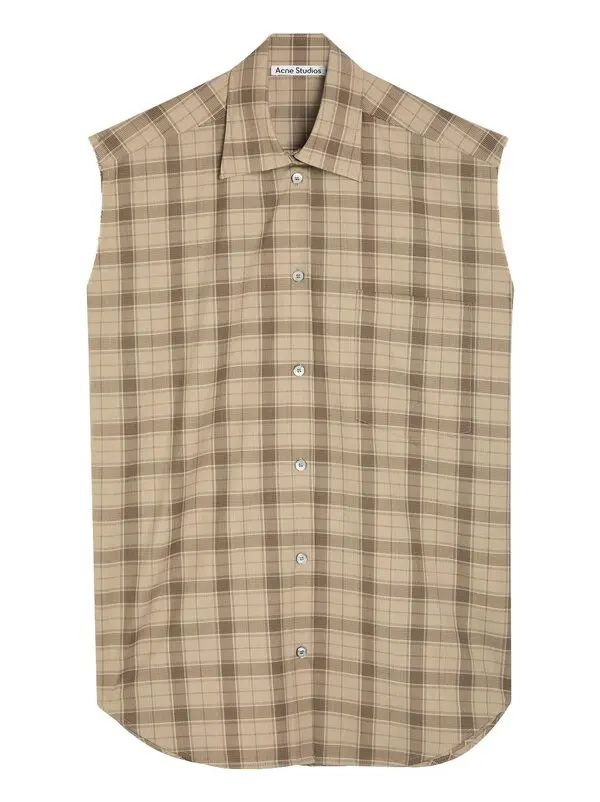Acne Studios Checked Wool Shirt - Multicoloured