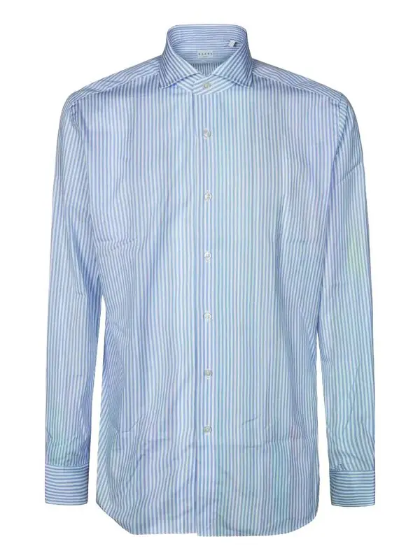 XACUS Striped Shirt - Blue