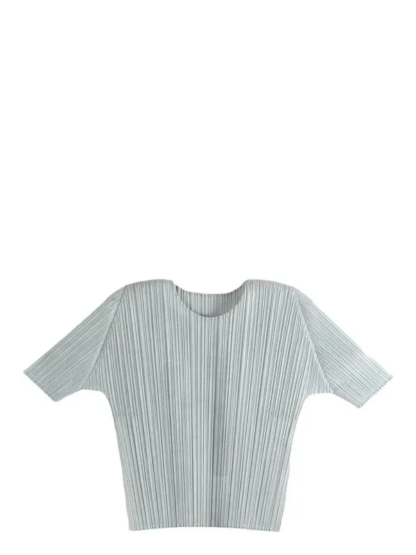 Issey Miyake Light Pleated Top - Grey