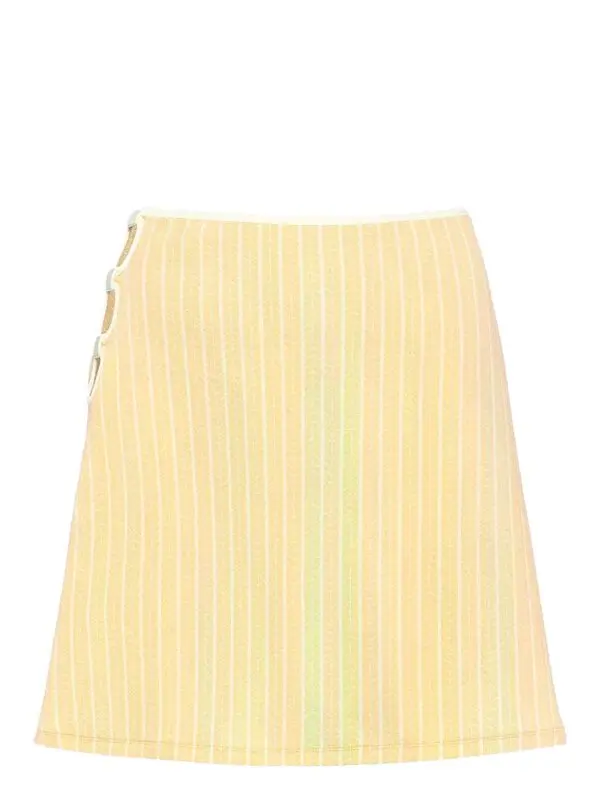ERES Poolside Cut-out Mini Skirt - Yellow