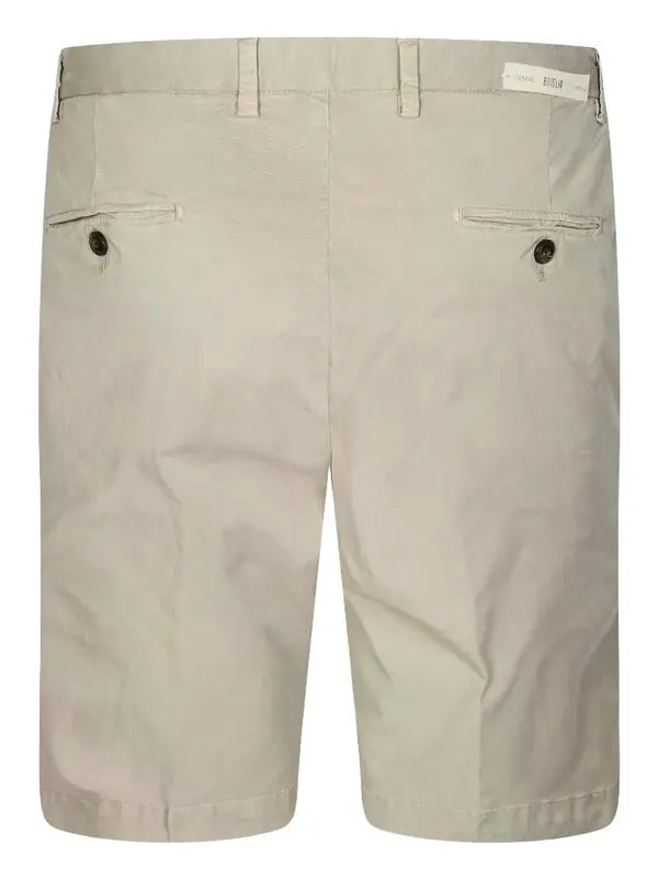 BRIGLIA 1949 Beige Drawstring Waist Shorts - Neutrals
