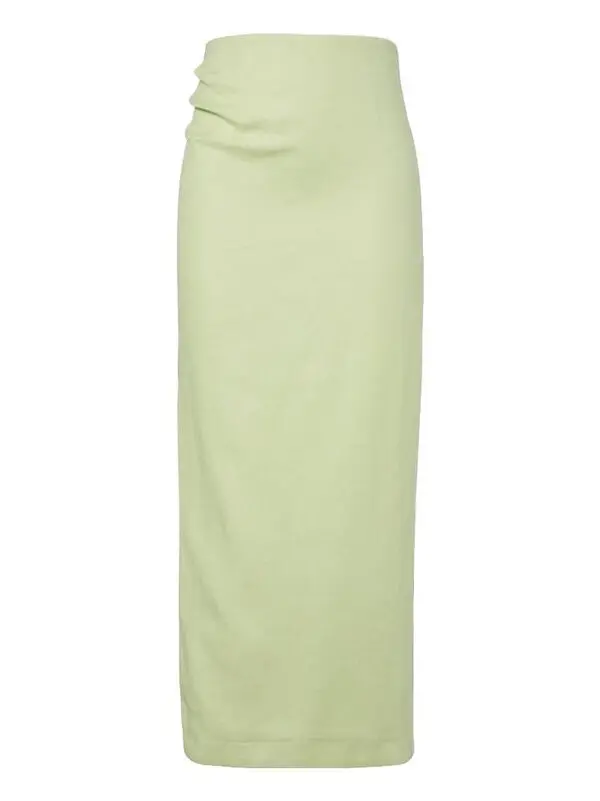 SIR. Linen Maxi Skirt - Green