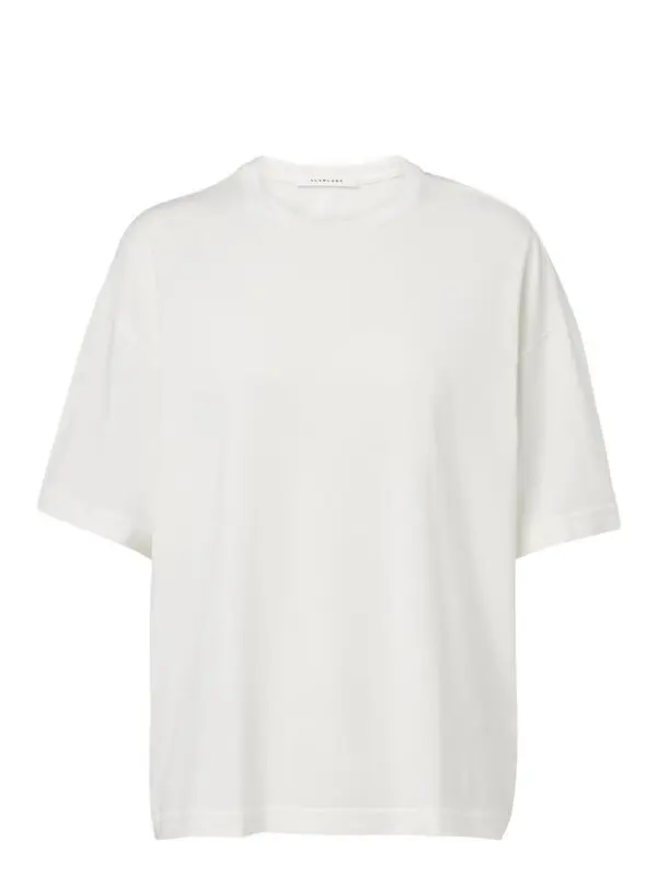 SLVRLAKE Boyfriend Cotton Jersey T-shirt - White