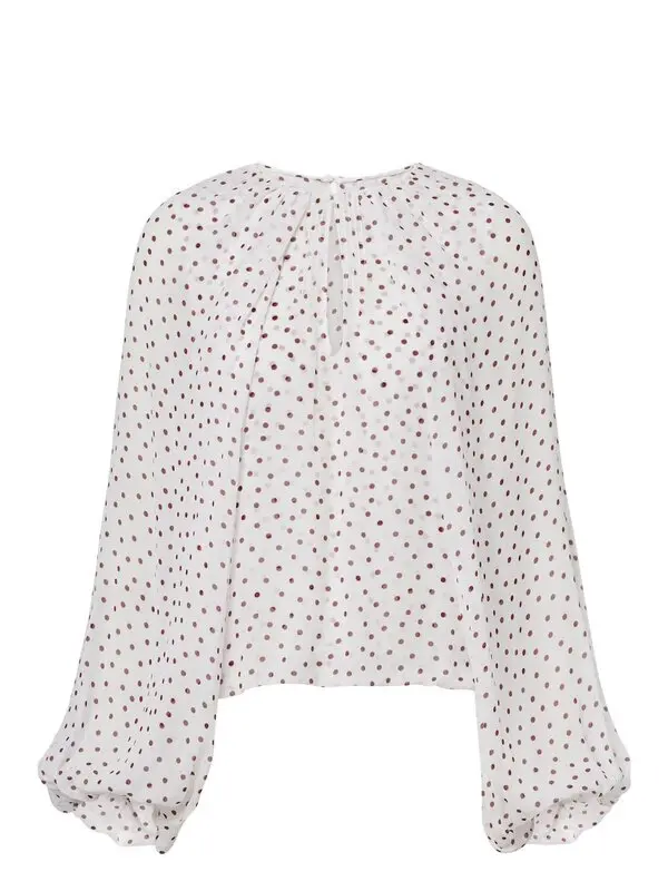 Dorothee Schumacher Dancing Dots Blouse - White