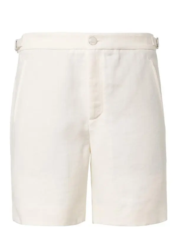 GOD'S TRUE CASHMERE Linen Shorts - White