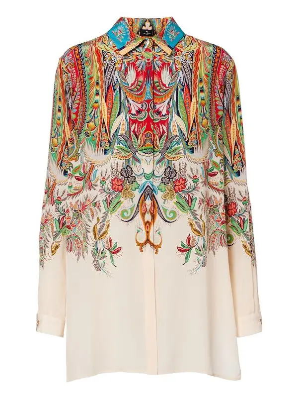 Etro Printed Silk Shirt - Multicoloured