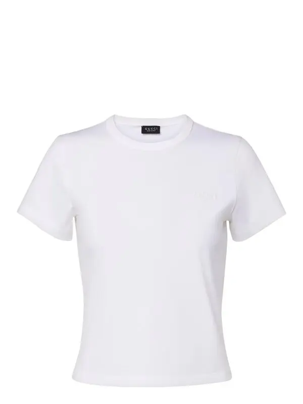 Gucci Cotton Jersey T-shirt - White