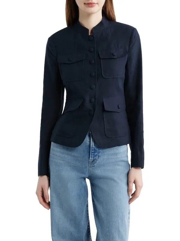 Rag & Bone Mercer Lyocell & Linen Blazer - Sal