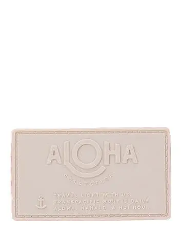 ALOHA COLLECTION Mid Tiny Check Water Resistant Zip Pouch - Blush