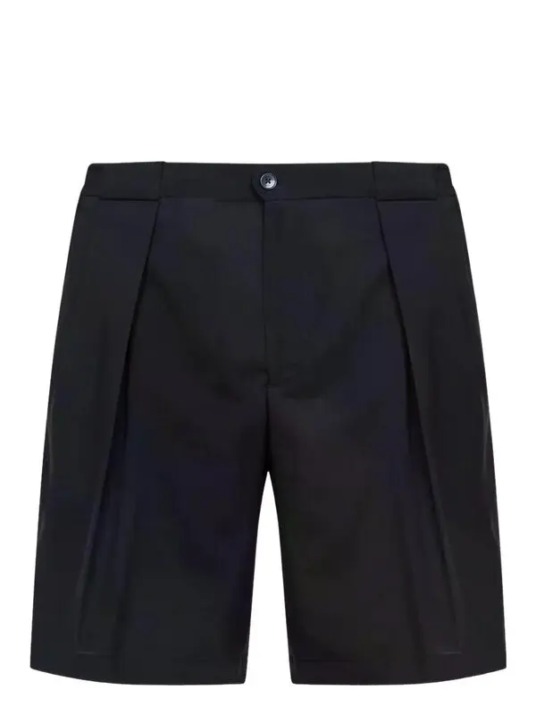 BRIGLIA 1949 Pleated Tailored Shorts - Blue