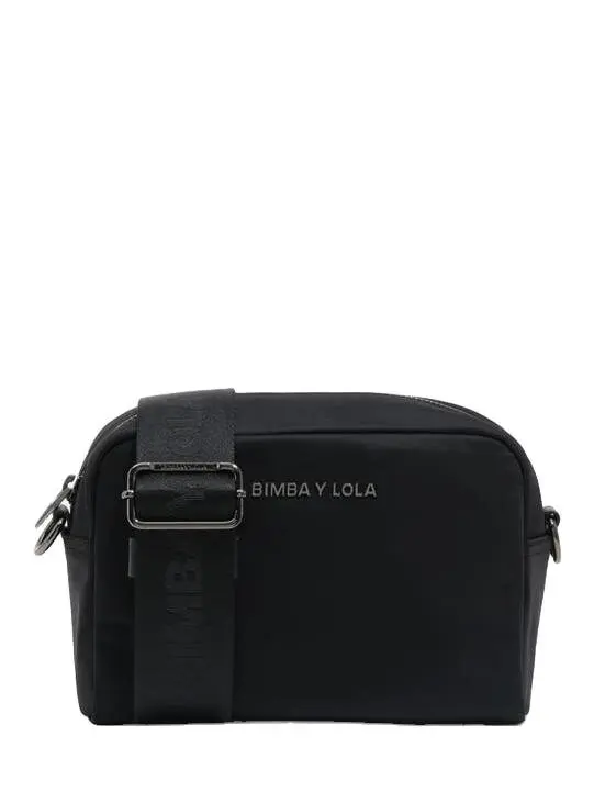 Bimba Y Lola Nylon Rectangular Crossbody Bag - Black
