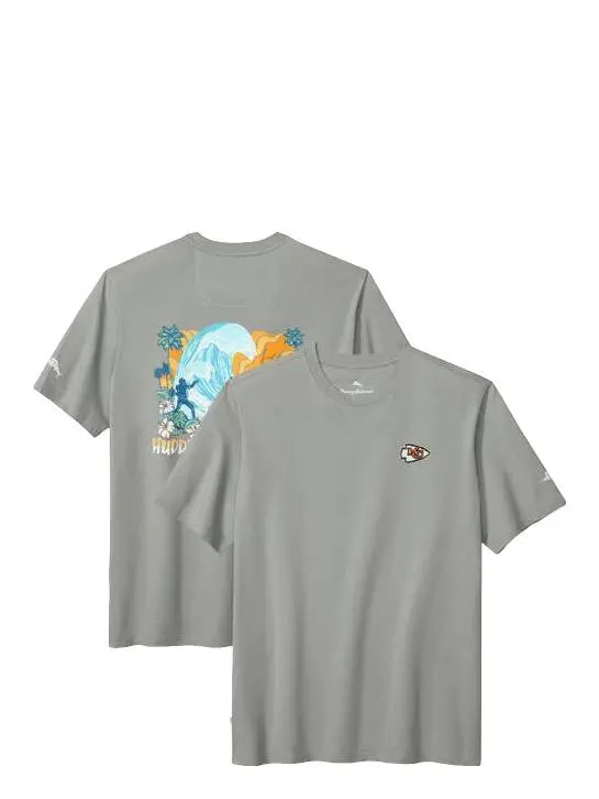 Tommy Bahama Kansas City Chiefs Huddle & Hang Tens T-shirt - Gray
