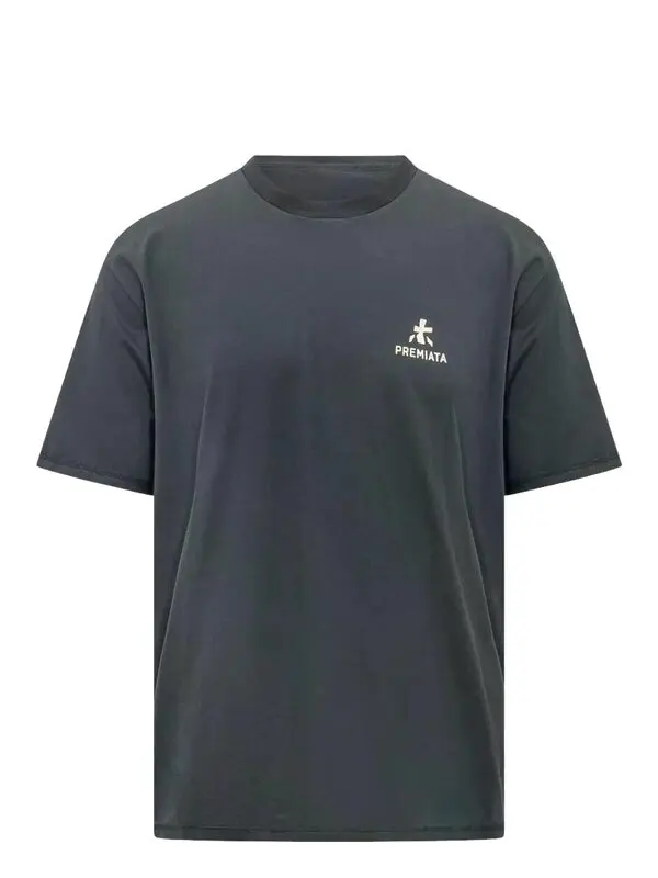 Premiata Logo-print Short-sleeve T-shirt - Blue
