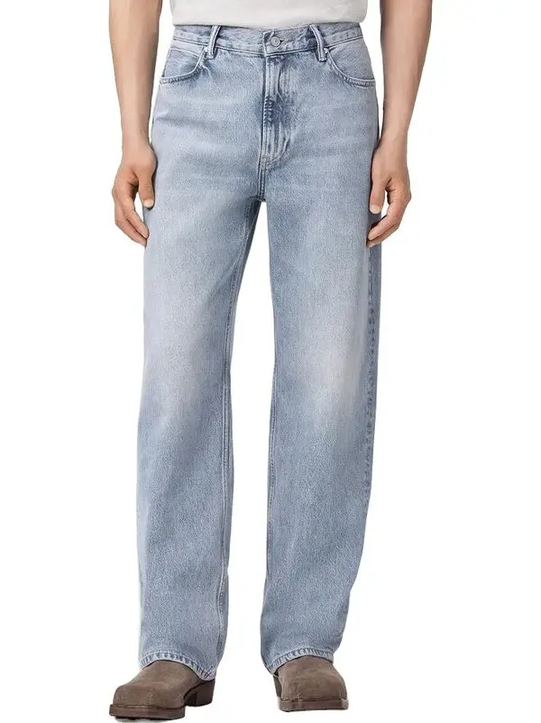 ALLSAINTS Mullen Straight Leg Jeans - Light Indigo