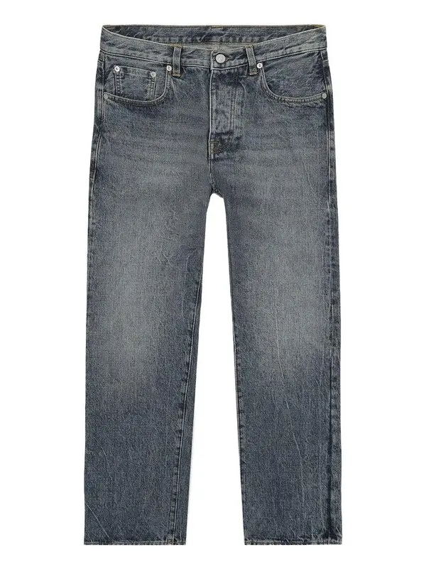 FORTELA 965 John Selvedge Regular Fit Denim Pants - Light Stone Wash