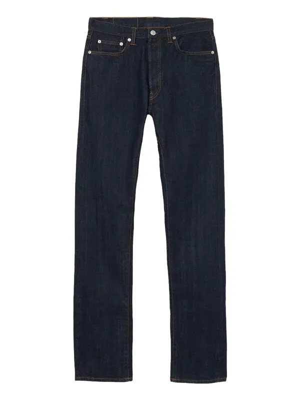 FORTELA 911 Superjohn Japanese Selvedge Denim Pants - Indigo Rinse