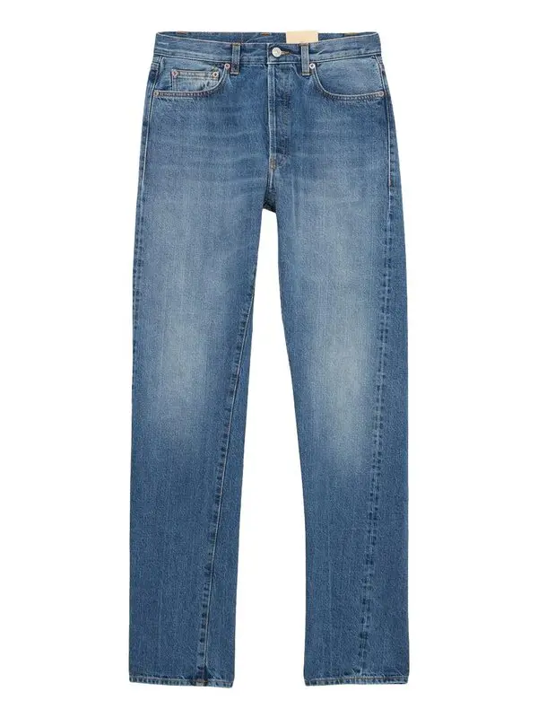 FORTELA 911 Superjohn Japanese Selvedge Denim Pants - Light Stone Wash