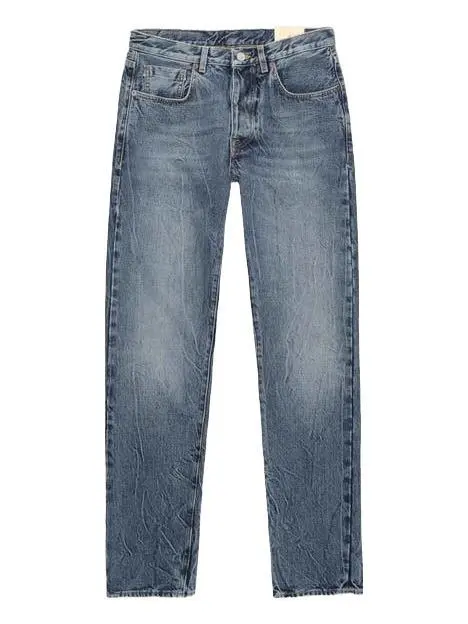 FORTELA 965 John Japan Selvedge Regular Fit Denim Pants - Stone Wash