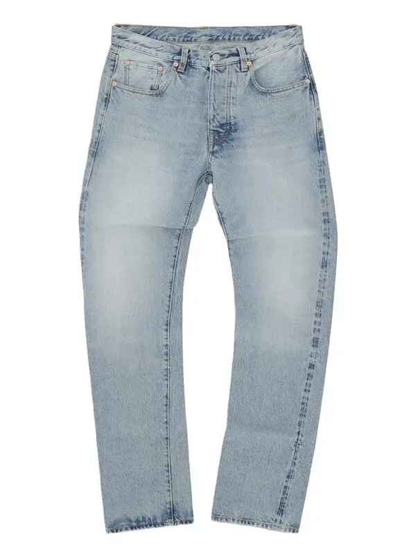 FORTELA 965 John Japan Selvedge Denim Jeans - Dark Bleach Wash