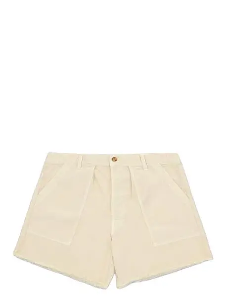 FORTELA Cotton Bermuda Shorts - Ecru