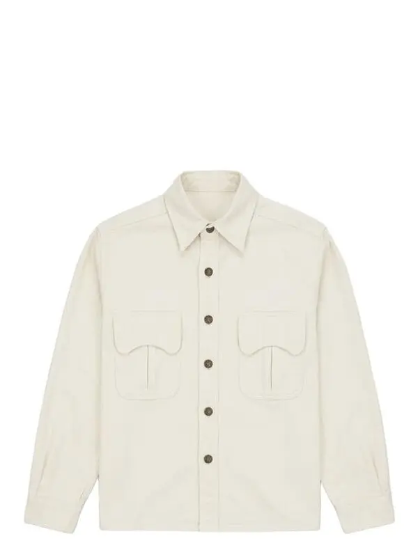 FORTELA Kenny 2.0 Cotton Overshirt - Ecru