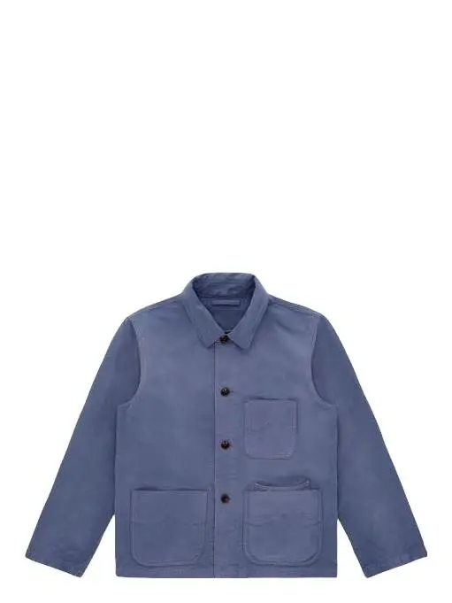 FORTELA Montana Sunfaded Cotton Jacket - Blue