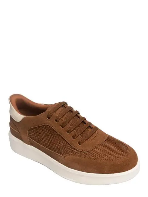 MARC JOSEPH NEW YORK Catherine Street Leather Sneaker - Cognac Suede