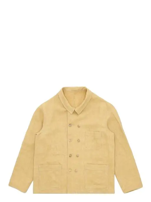 FORTELA Garçon Double-breasted Linen Jacket - Camel
