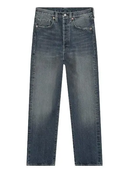 FORTELA Unclejohn Japan Selvedge High-waist Twisted Denim Pants - Light Custom Wash