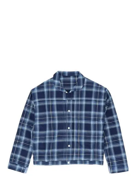 FORTELA Peter Vichy Check Cotton Overshirt - Plaid