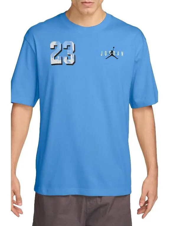 JORDAN Varsity Graphic T-shirt - University Blue/white