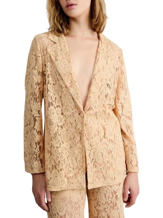EXTRO & VERT Andrey Lace Blazer - Tan