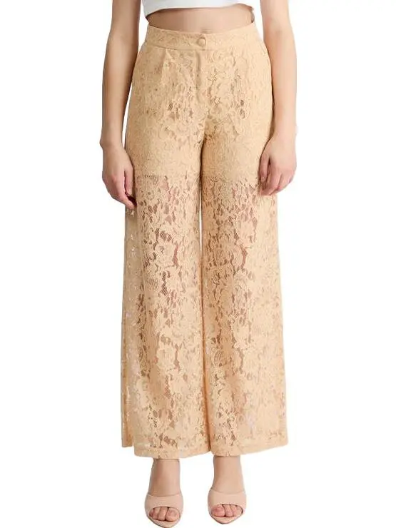 EXTRO & VERT Andrey Lace Trousers - Tan