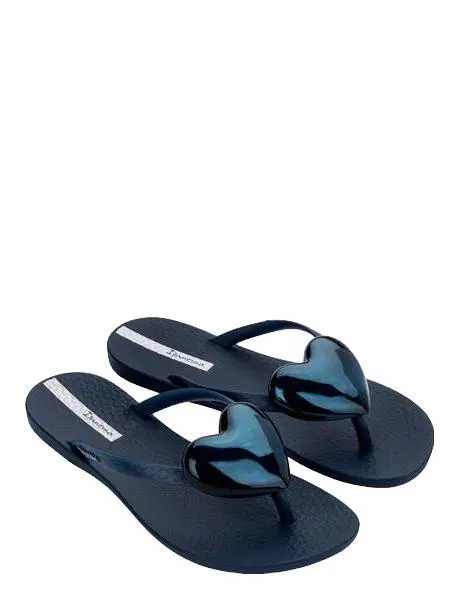 Ipanema Maxi Fashion Iv Flip Flop - Blue/metallic/silver