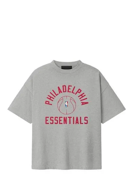 Fear Of God Sixers X Barkley Hendricks 90s Tee Shirt - Concrete Heather