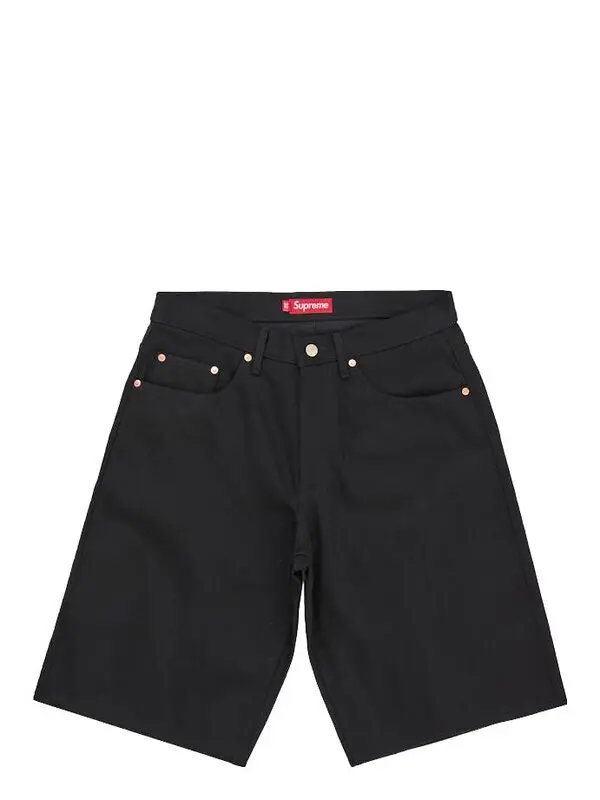 Supreme Baggy Denim Short - Black