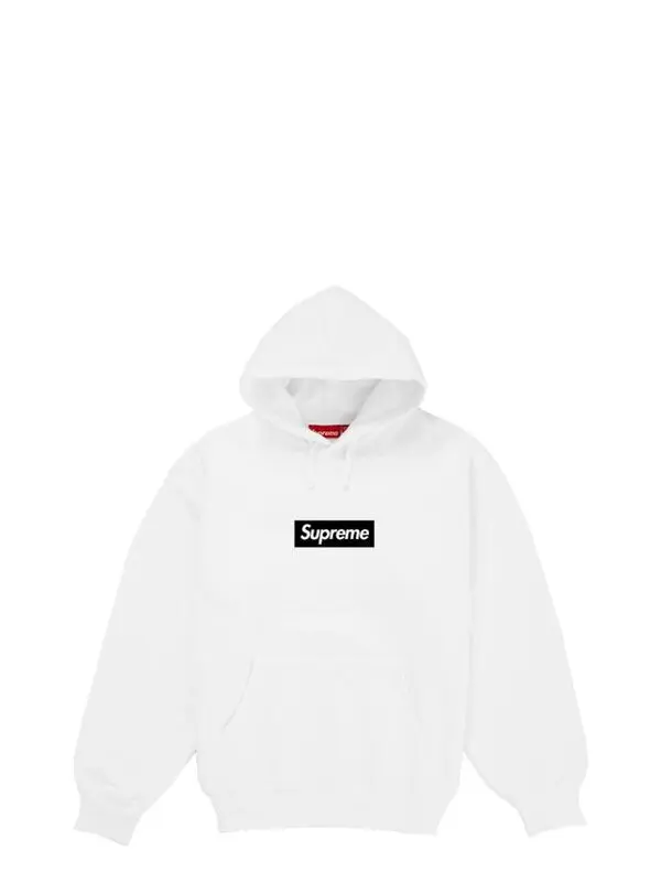 Supreme Paris Anniversary Box Logo Hoodie - White