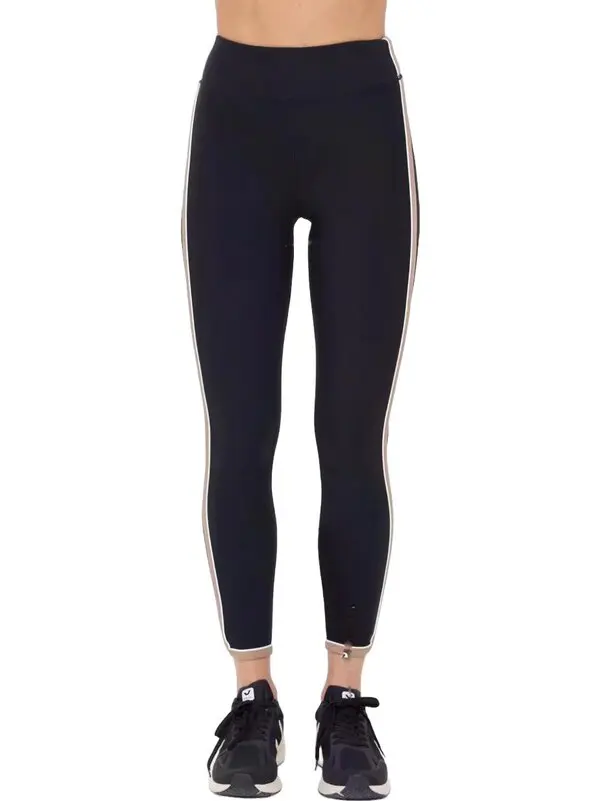 The Upside Rhythm Side-stripe Track Pants - Black