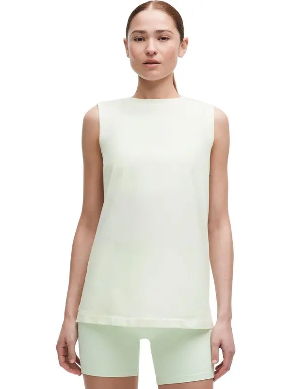 Lululemon All Yours Organic Cotton Tank Top - Smoothie Wash Matcha Multi