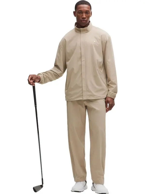 Lululemon Water-repellent Relaxed-fit Golf Pants - Wacky Khaki/light Ivory