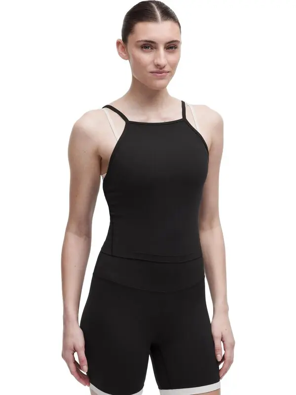 Lululemon Align™ Layered High-neck Tank Top - Black/light Ivory