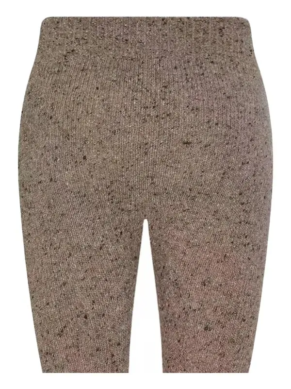 THE ROW Mumuka Ribbed Leggings - Brown