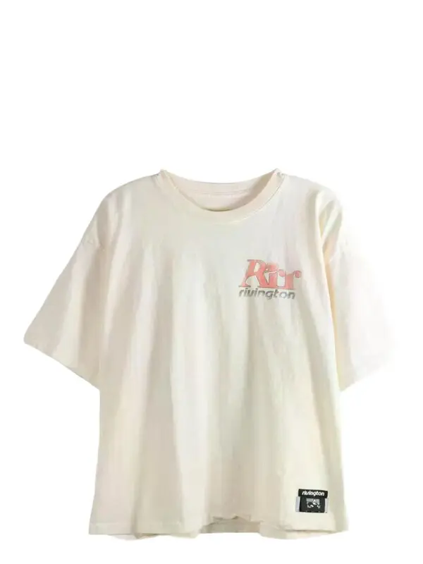 RRR123 Logo Print T-shirt - White