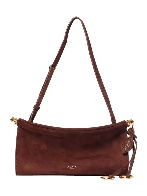 Alaïa Suede Shoulder Bag - Brown