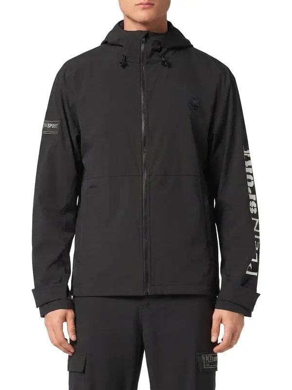 PLEIN SPORT Hooded Jacket - Black