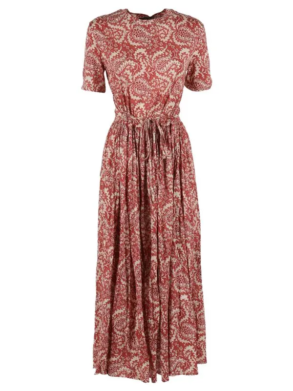 Max Mara Fascino Jersey Dress - Red