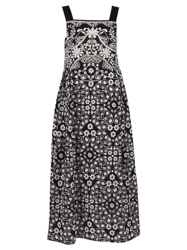 Max Mara Abito Moli Printed Dress - Red