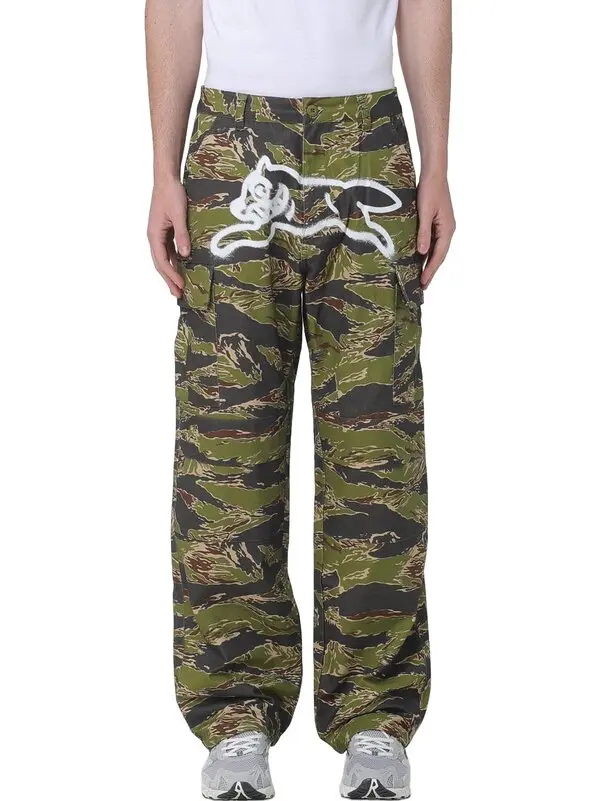 ICECREAM Camouflage Cargo Pants With Graphic Detail - Brown